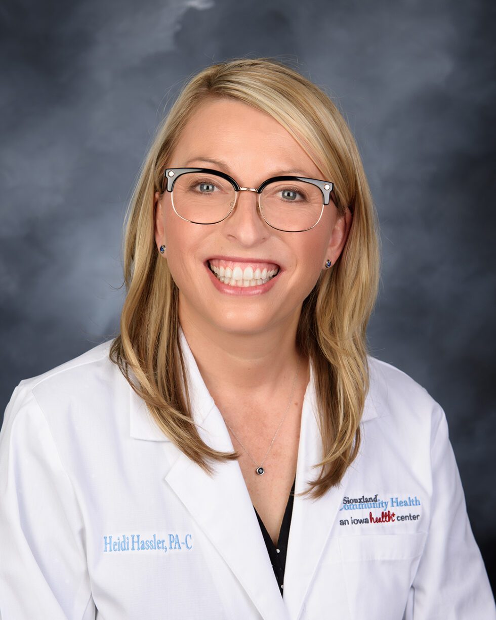 Heidi Hassler, PA-C | Siouxland Community Health Center